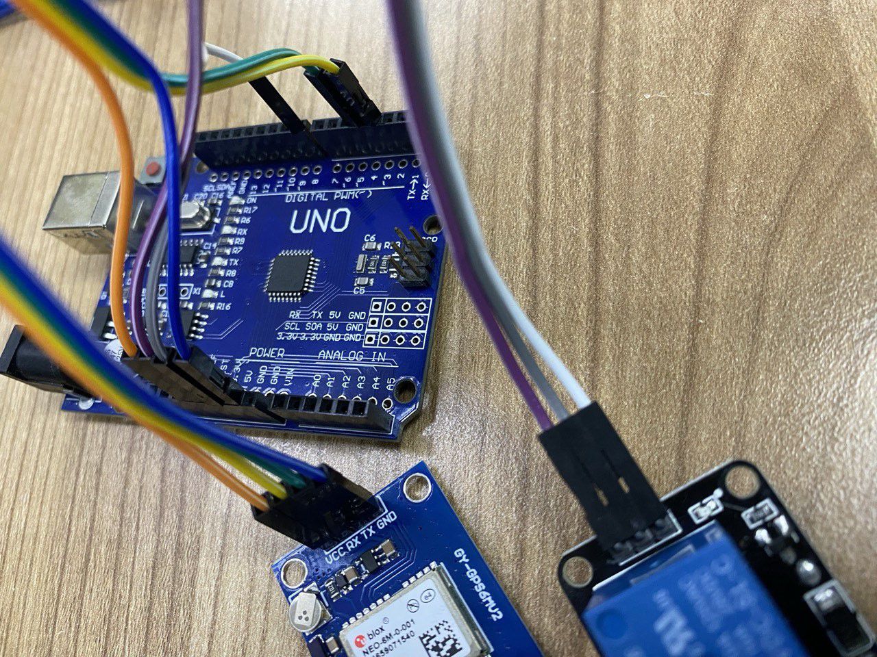 Time-Controlled Relay Activation with GPS Module