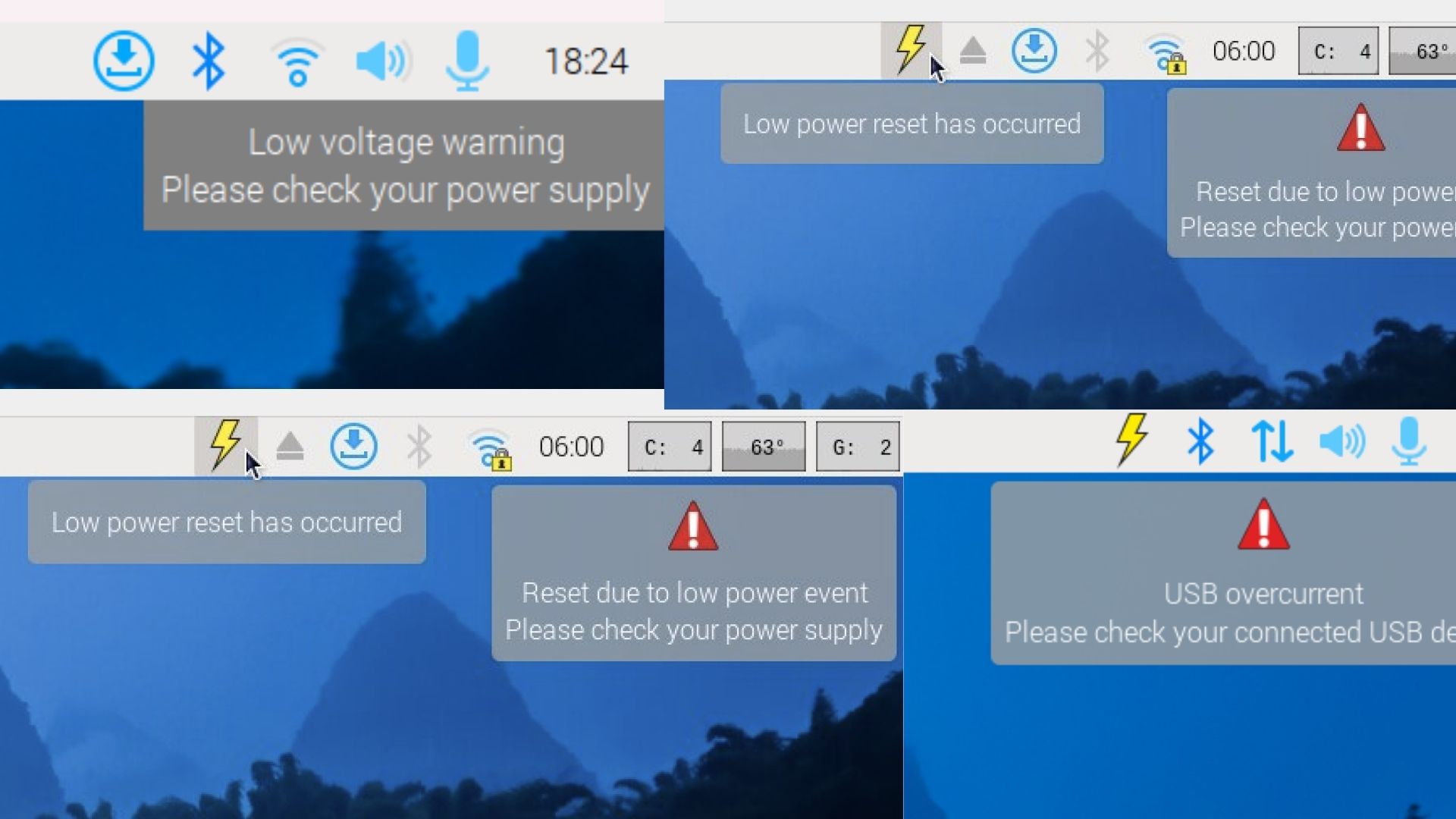 Why shouldn't we use the Raspberry Pi 4 power adapter with the Raspberry Pi 5?