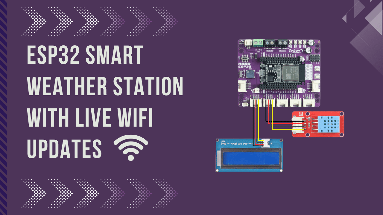 ESP32 Smart Weather Station with Live WiFi Updates